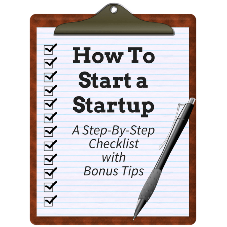 How to Start a Startup a step by step checklist - StartupDevKit